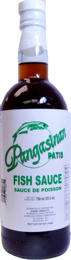 Pangasinan Fish Sauce (Patis) 750ml - New Almanic International Ltd.