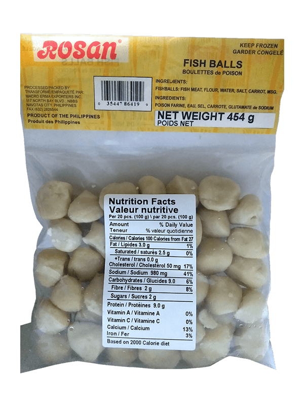 Rosan Fish Ball, Regular 8oz - New Almanic International Ltd.